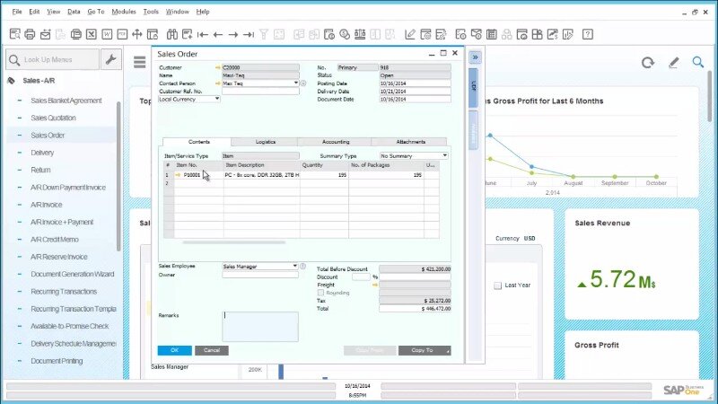 SAP Business One ERP - ERP Pricing, Demo & Comparison Tool